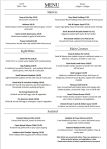 Menu | The White House Pub & Restaurant